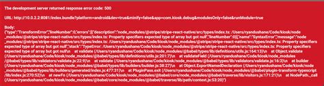 property specifiers expected type of array but got null · issue 857