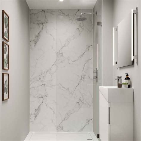 Multipanel Linda Barker Calacatta Marble Shower Panel Panel Company