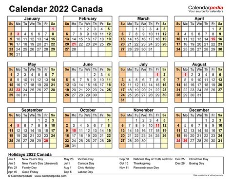 Canada 2023 Calendar With Holidays Printable Time And Date Calendar