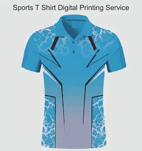 Polyester Men Sports T Shirt Printing Service Printed At Rs 30 Piece