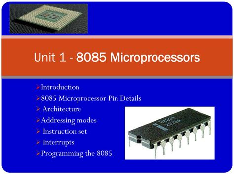 ppt microprocessors and microcontrollers powerpoint presentation free