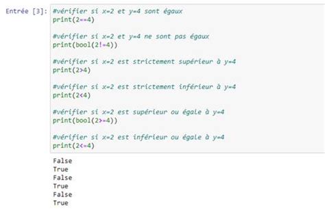 tutoriel python tout savoir sur le type boolean tutoriel python