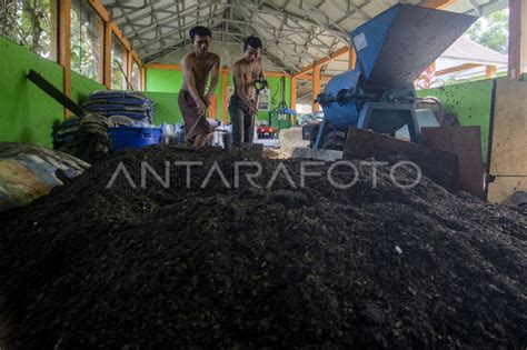 Pengolahan Sampah Organik Menjadi Pupuk Kompos Antara Foto