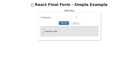 🏁 react final form conditional field example codesandbox