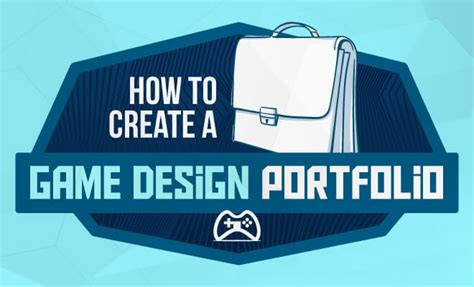 a perfect game design portfolio with examples