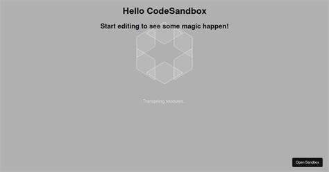 react typescript codesandbox