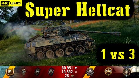 World Of Tanks Super Hellcat Replay 6 Kills 4k Dmg Patch 1 6 1 Youtube