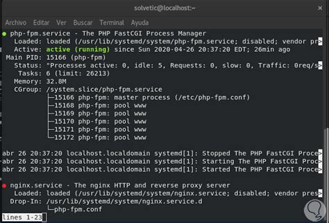 install laravel php framework centos 8 with nginx