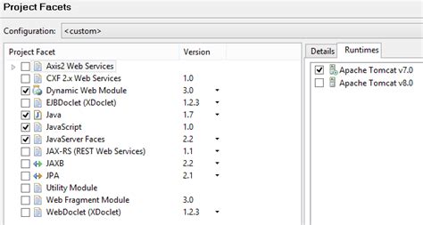 migrate tomcat 6 to 7 jsf java lang noclassdeffounderror