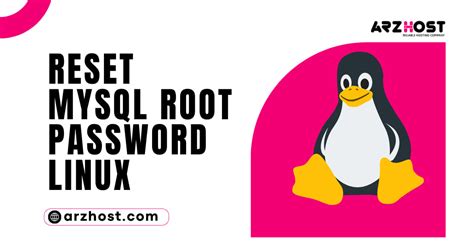 reset mysql root password linux arz host