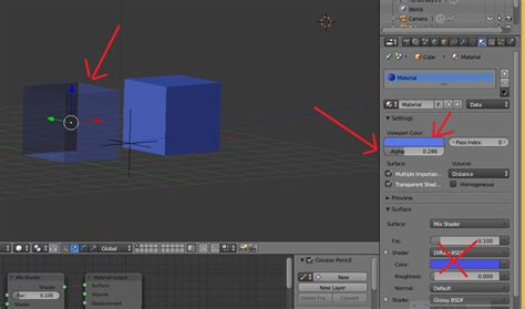 can you view transparency in the viewport when cycles is enabled