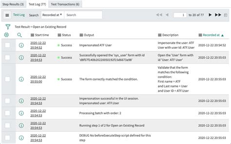 debugging tests servicenow developers