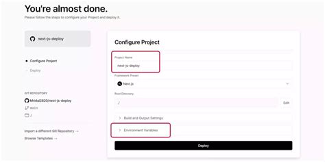 how to deploy next js with environment variables mridul tech