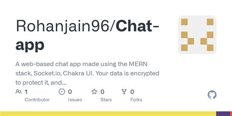 github rohanjain96 chat app a web based chat app made using the mern