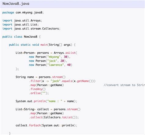 java 8 map to list with filter