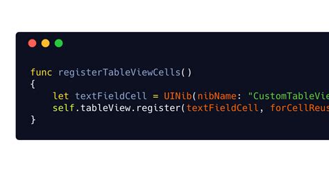 ios uitableviewcell uicollectionviewcell registering and resuing