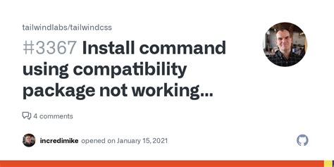 install command using compatibility package not working with fresh