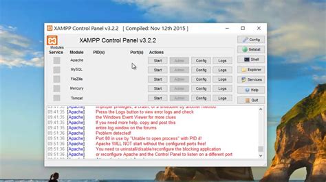 [solved] port 80 in use by unable to open process with pid 4 xampp