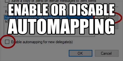enable or disable automapping of shared mailboxes easy365manager