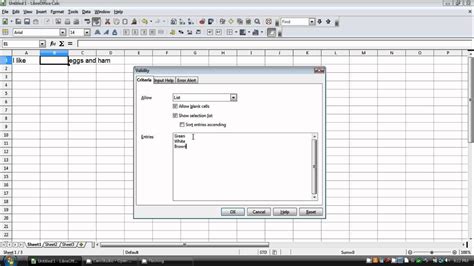 how to add formula in openoffice spreadsheet william
