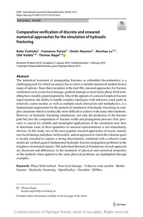 Comparative Verification Of Discrete And Smeared Numerical Approaches