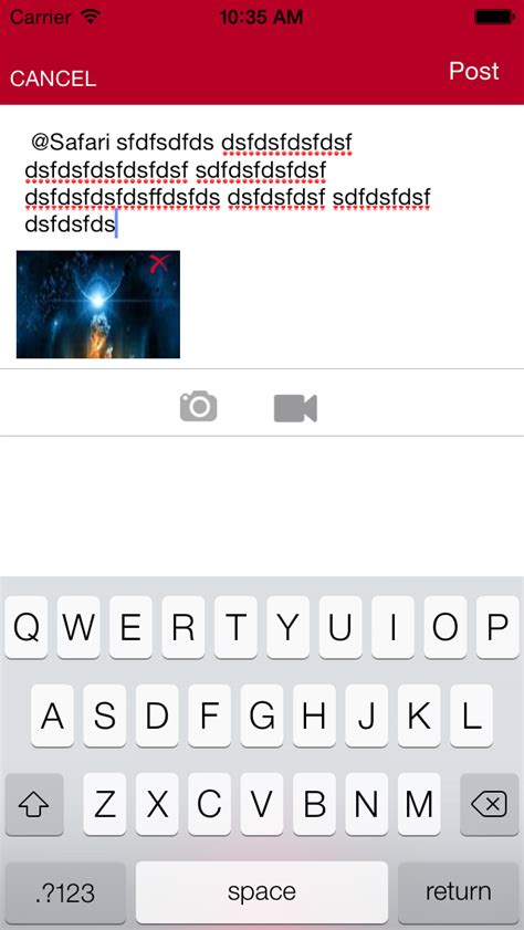 ios uitextview scrolling issue when image is added as a subview