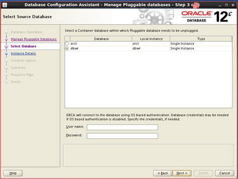 unplug a pluggable database pdb using dbca method in oracle database