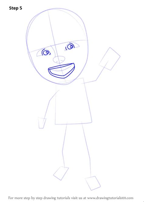 Learn How To Draw Ipin From Upin And Ipin Upin And Ipin Step By Step