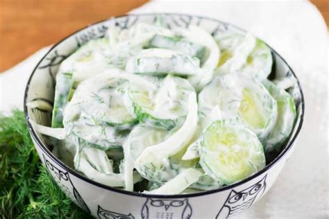Creamy Cucumber Dill Salad Noshing With The Nolands
