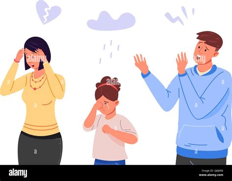 Divorce Between Couples Stock Vector Images Alamy