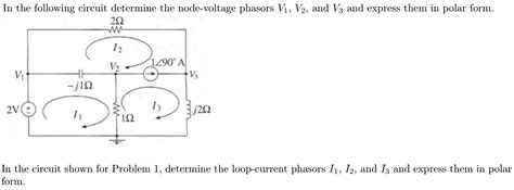 solved in the following circuit determine the node voltag