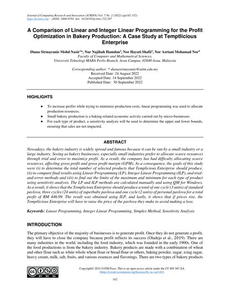 pdf a comparison of linear and integer linear programming for the