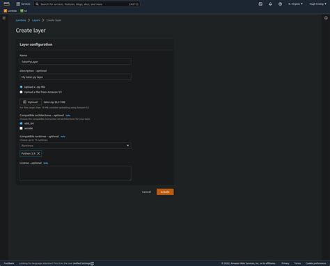 creating a tator py aws lambda layer tator