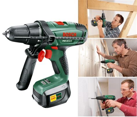 Perceuse à Percussion Sans Fil Psb 18 Li 2 Bosch 2 Batteries