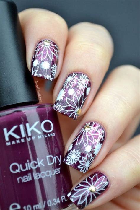 Easy Flower Nail Art Designs For Beginners 40 Easy Amazing Nail