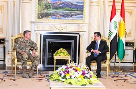 Kurdistan Press سەرۆکی حکومەتی هەرێمی کوردستان پێشوازی لە فەرماندەی