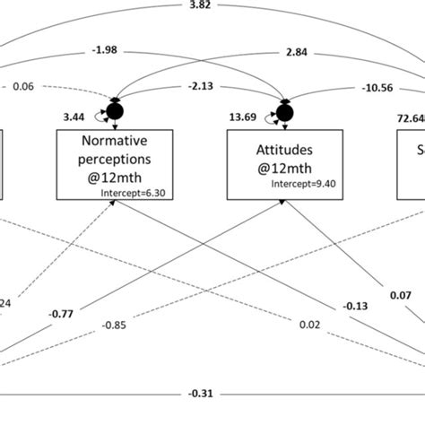 Unstandardized Coefficients For Hypothesized Multiple Mediation Model