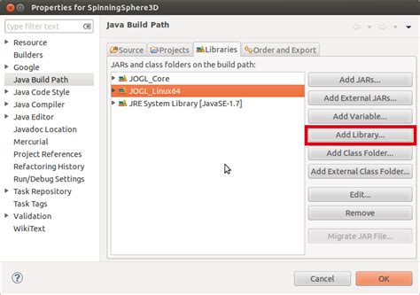 développer une application jogl avec l edi eclipse blog de