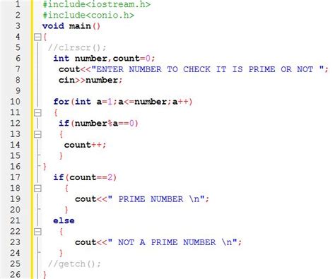 print prime number logic