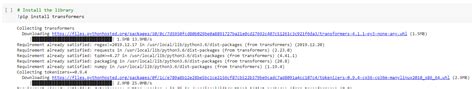 pip install transformers