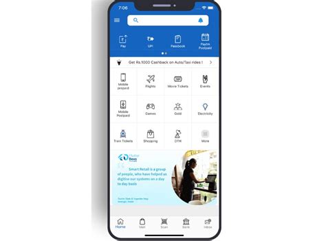 a sample application to show paytm flutter clone flutter