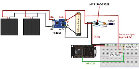 power esp32 esp8266 with solar panels and battery random nerd tutorials