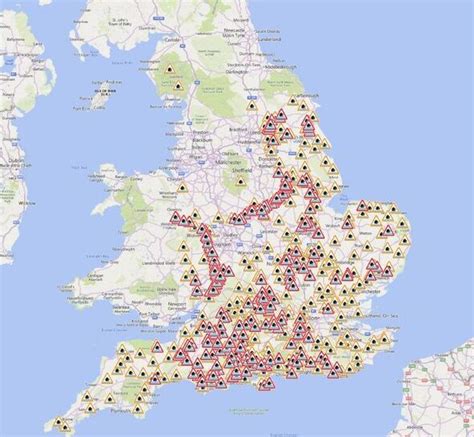 Uk Flood Warning Maps Show Where 590 Alerts Are Located With Towns