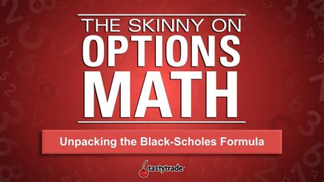 Understanding The Black Scholes Options Pricing Model Luckbox Magazine
