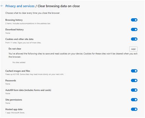 microsoft edge does not log off when exiting browser microsoft community