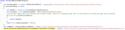 when running integration tests with xunit on netcoreapp scriptlocation