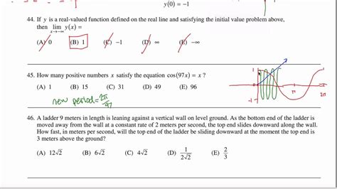 Math Subject Gre Practice Test 45 Gr1268 Youtube