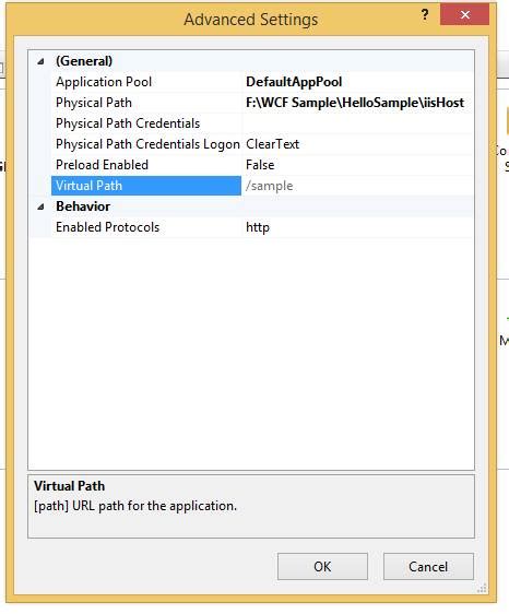 host the wcf in windows process activation service