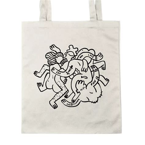 Tote Bag Sex Love Fun La Flama