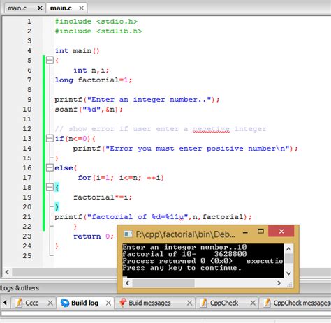 c language for statement with example code for java c